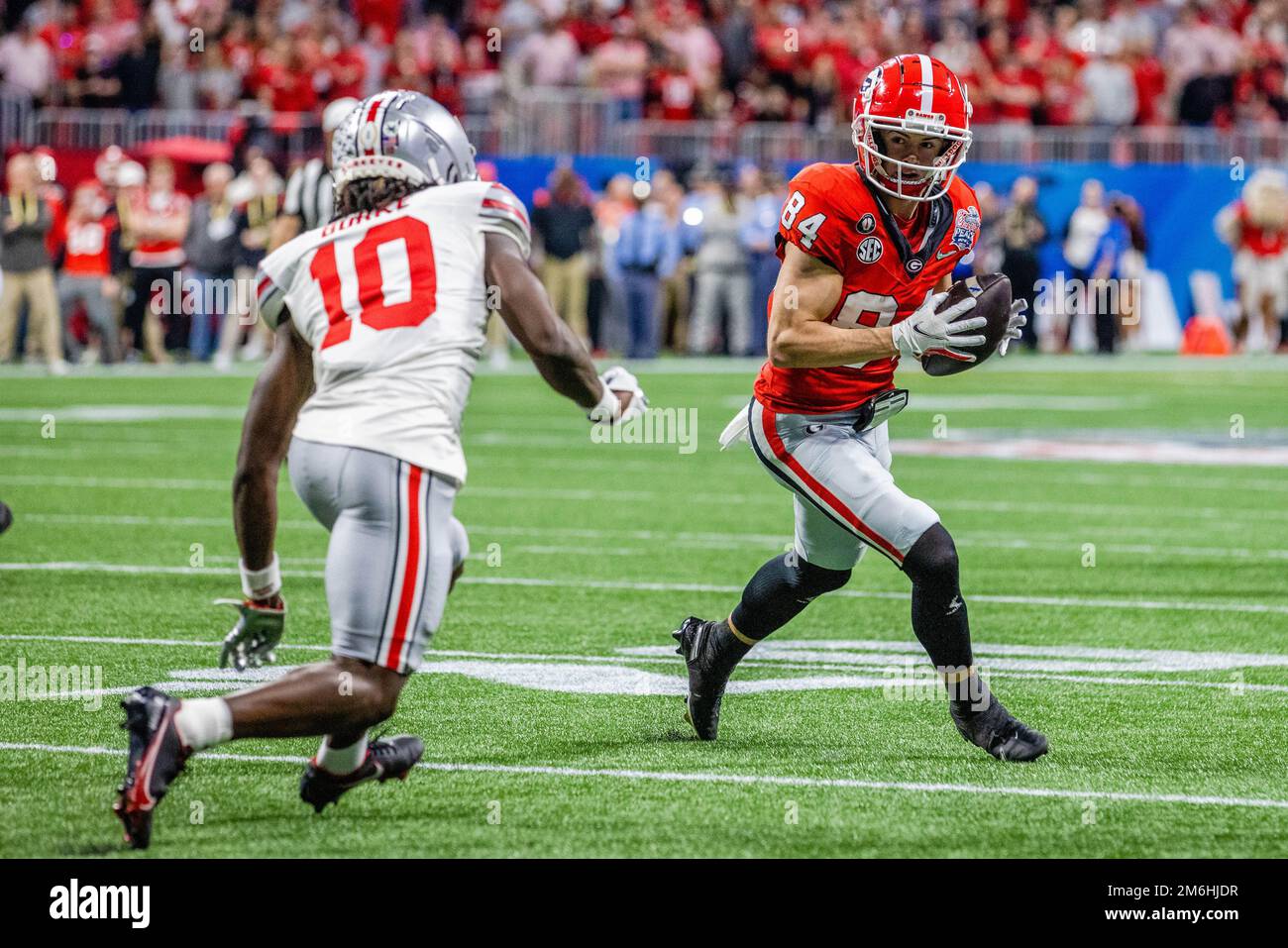 Atlanta, GA, USA. 31st Dec, 2022. Georgia Bulldogs wide receiver Ladd ...