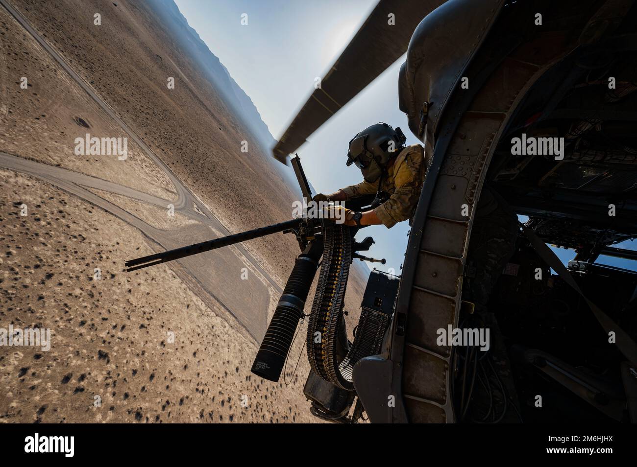 Minigun Firing Wallpaper