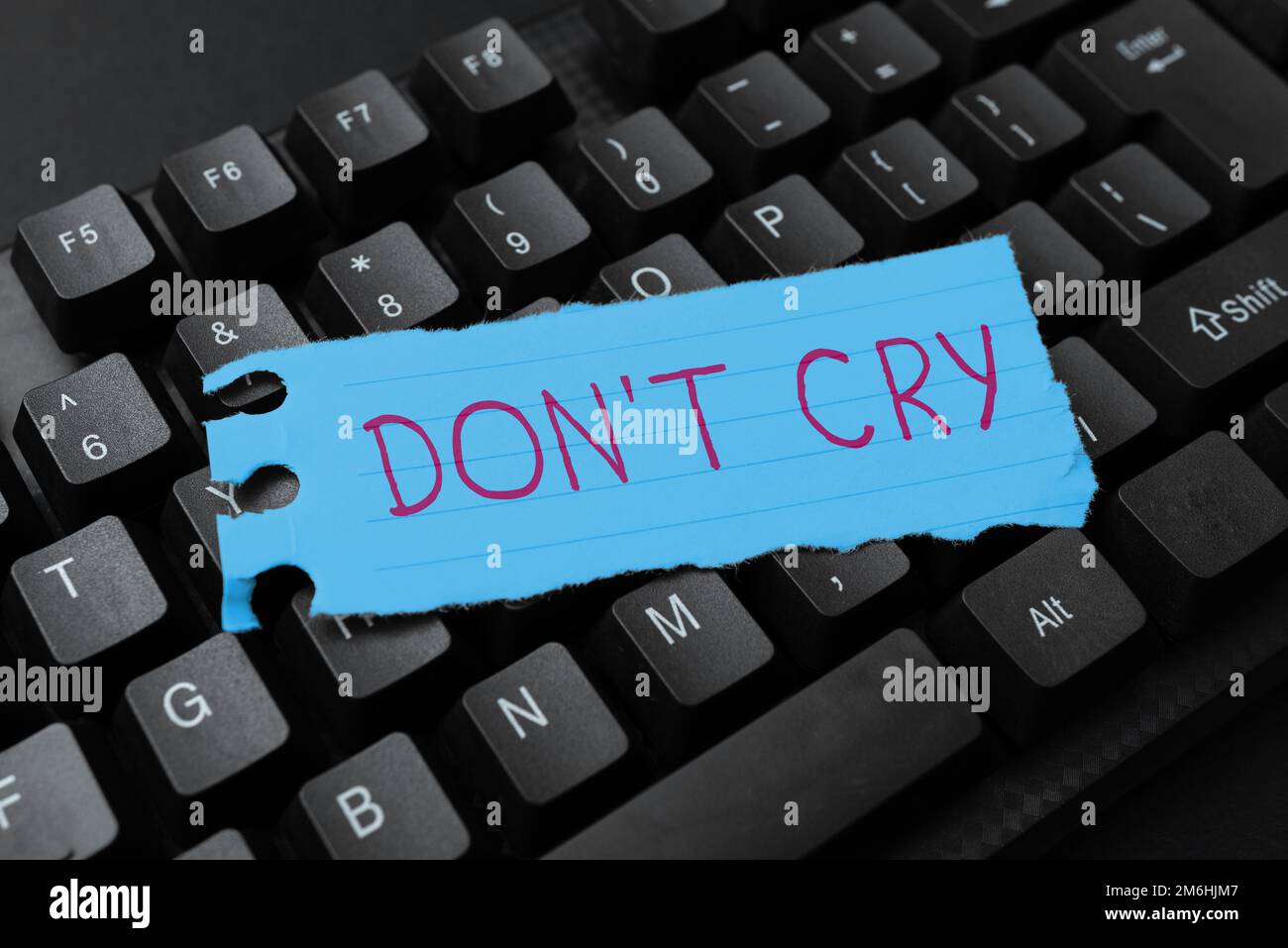 Writing displaying text Don'T Cry. Internet Concept Shed tears ...
