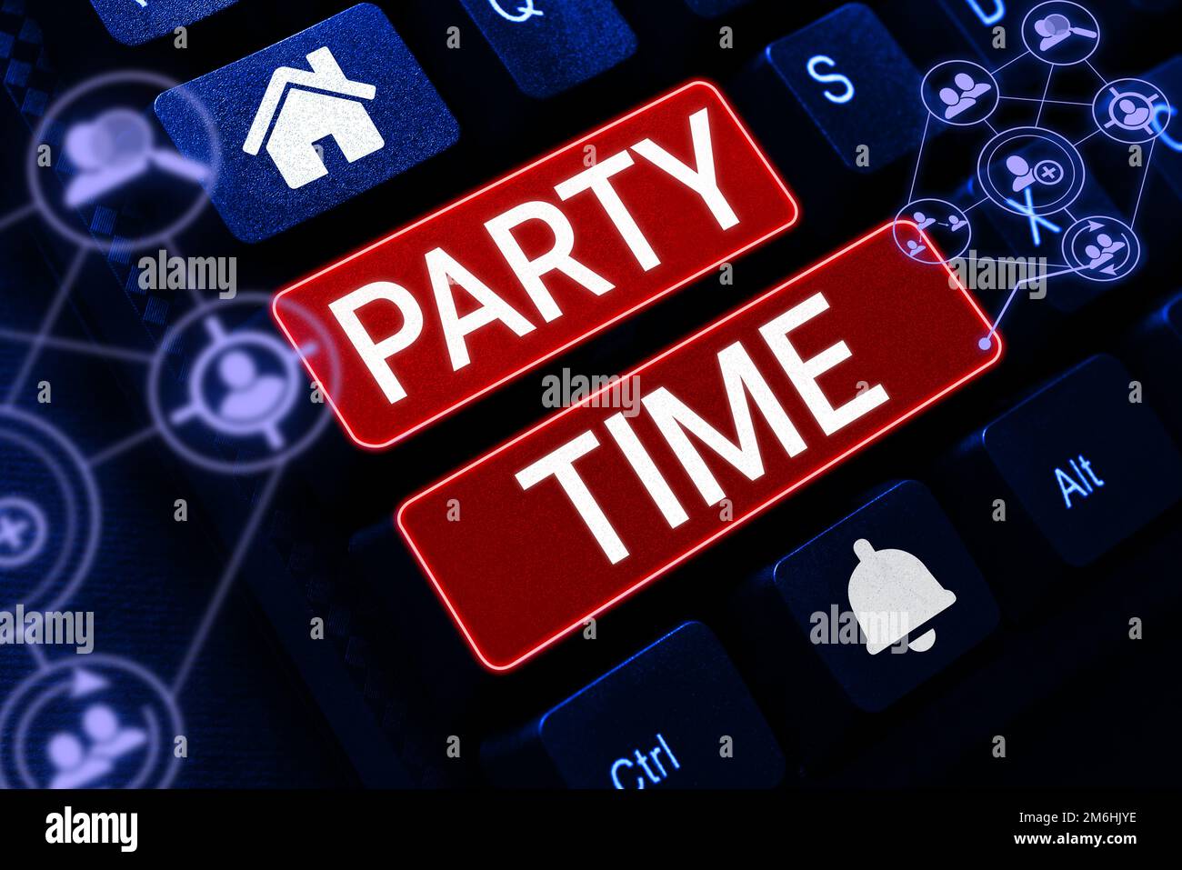 Inspiration showing sign Party Time. Word for the right moment to ...