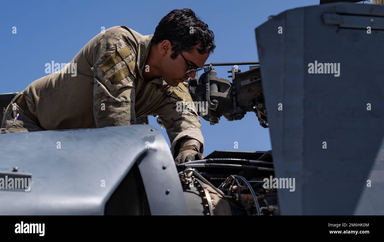 Staff Sgt. Ian Medina, 66th Rescue Squadron special missions aviator ...