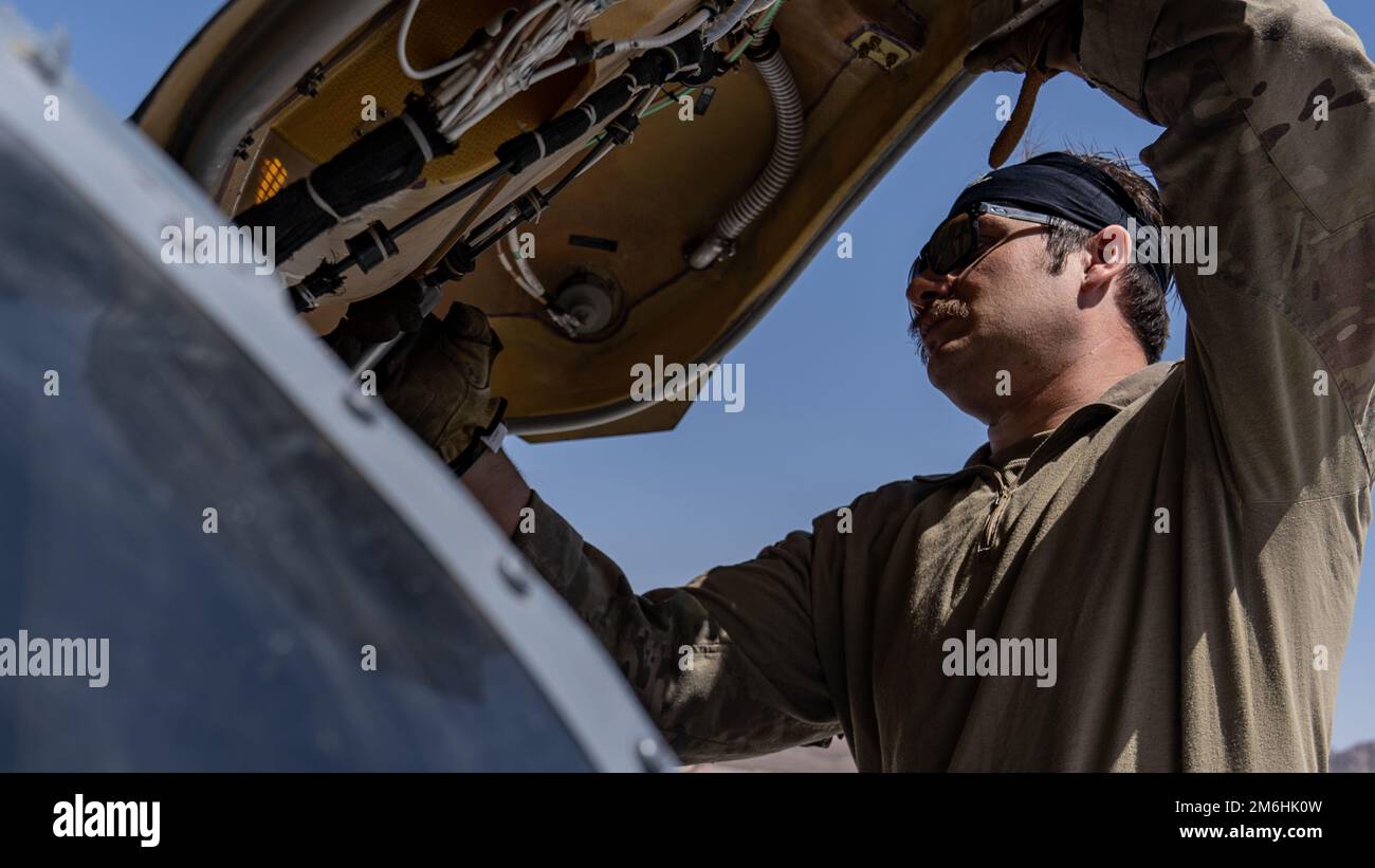 Senior Airman Ty Sarno, 66th Rescue Squadron special missions aviator ...