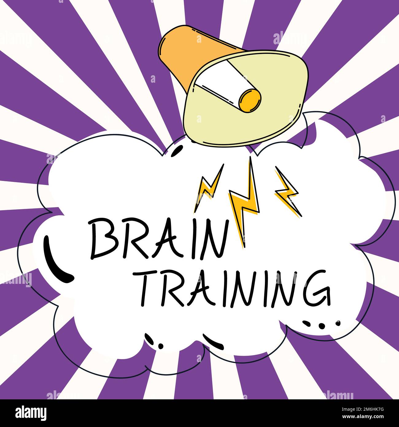 Hand writing sign Brain Training. Conceptual photo mental activities to ...