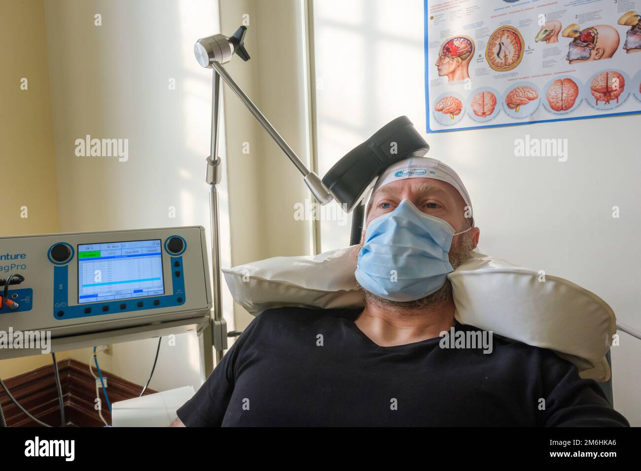 Montreal, CA - 12 november 2022: Patient undergoing Repetitive ...