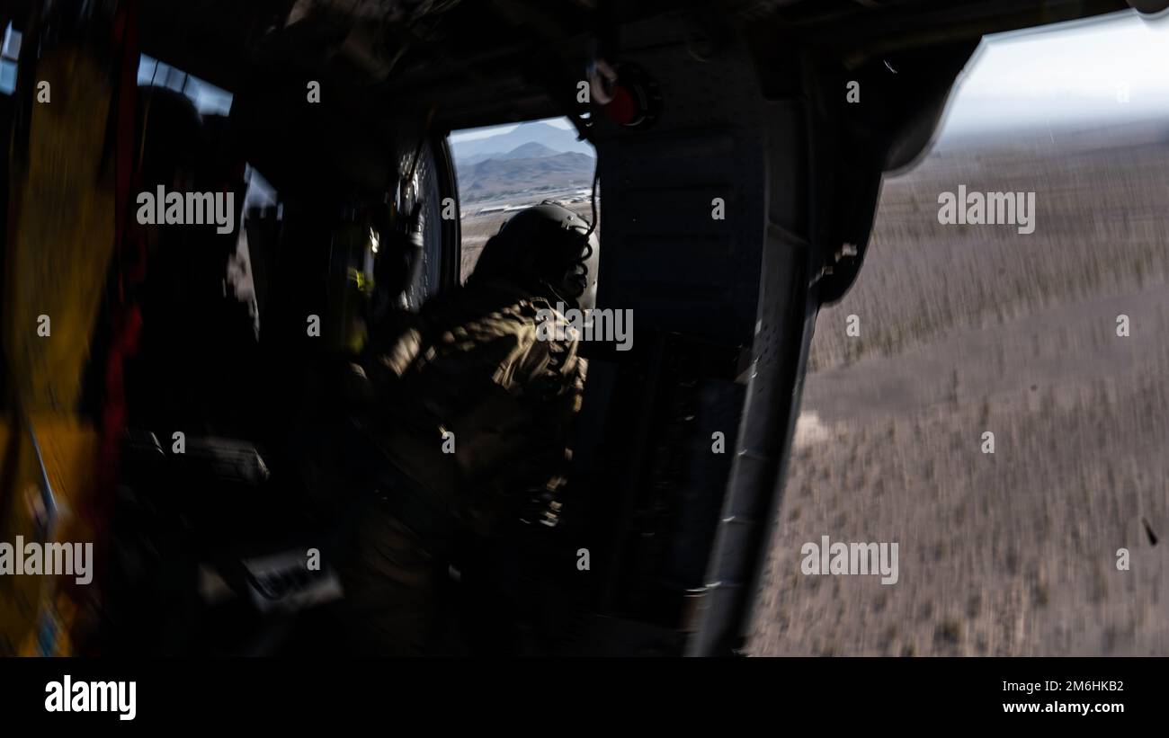 Staff Sgt. Ian Medina, 66th Rescue Squadron special missions aviator ...