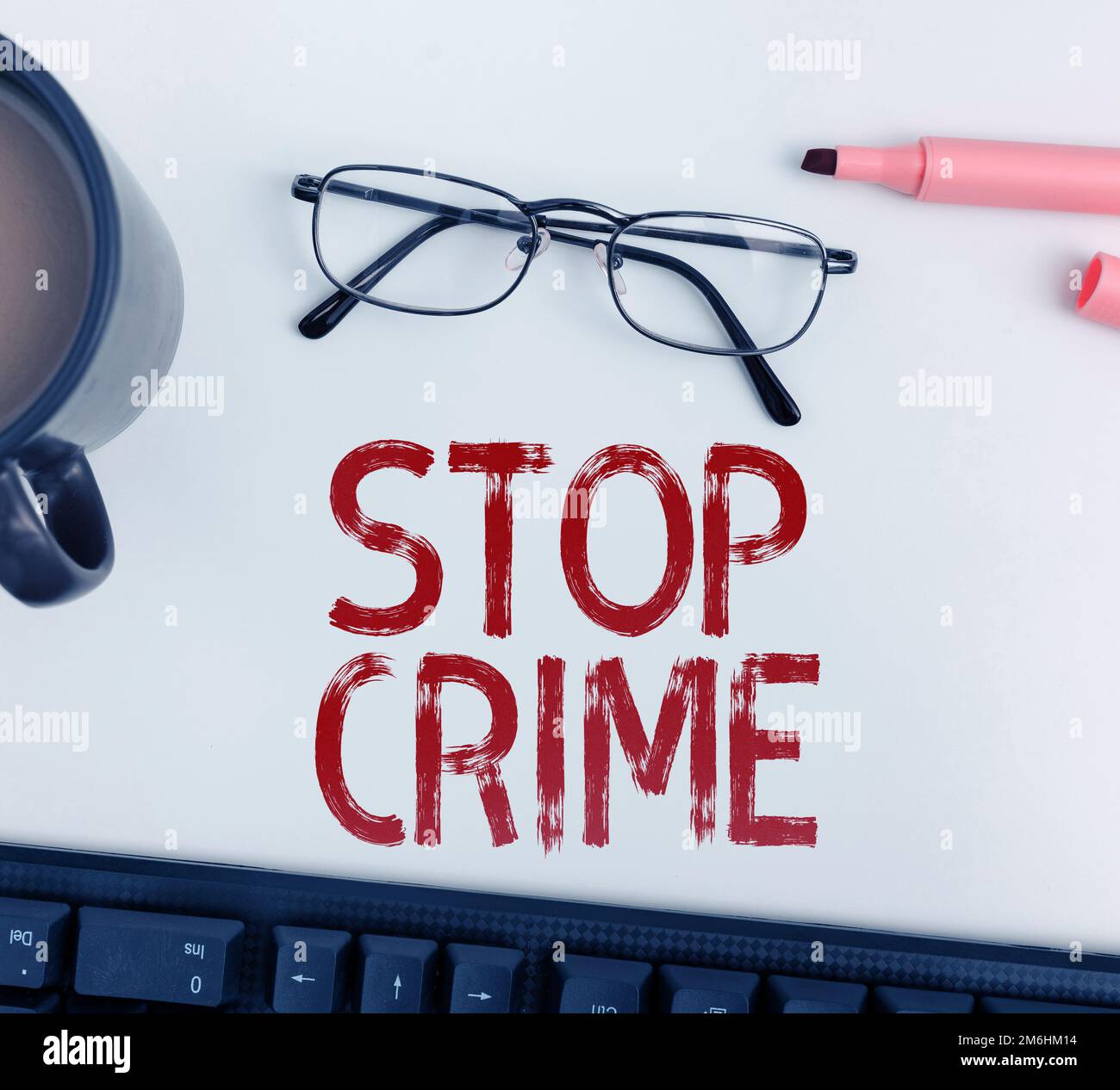 Sign displaying Stop Crime. Internet Concept the effort or attempt to ...