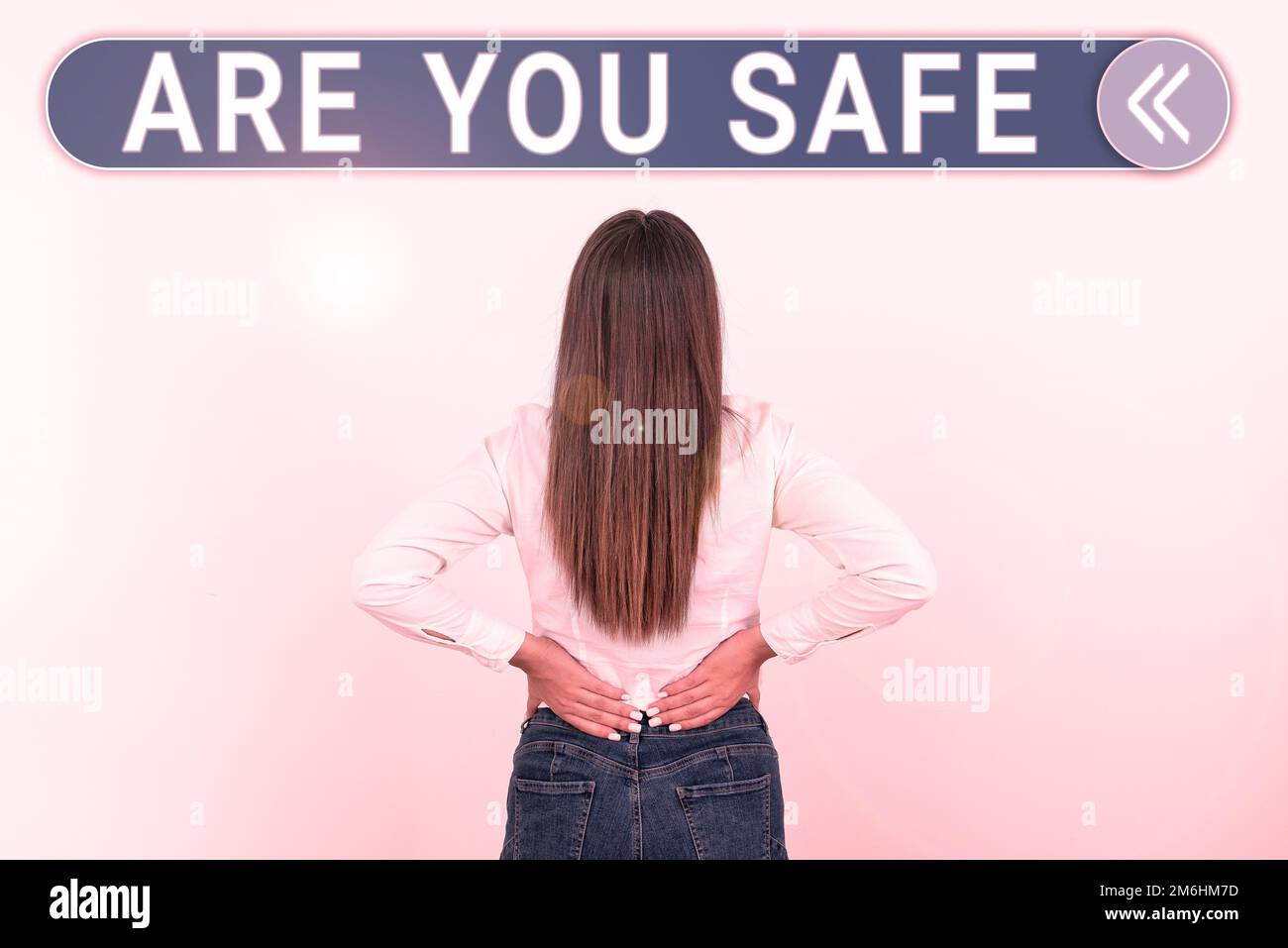 Hand writing sign Are You Safe. Business concept Free from danger Not ...