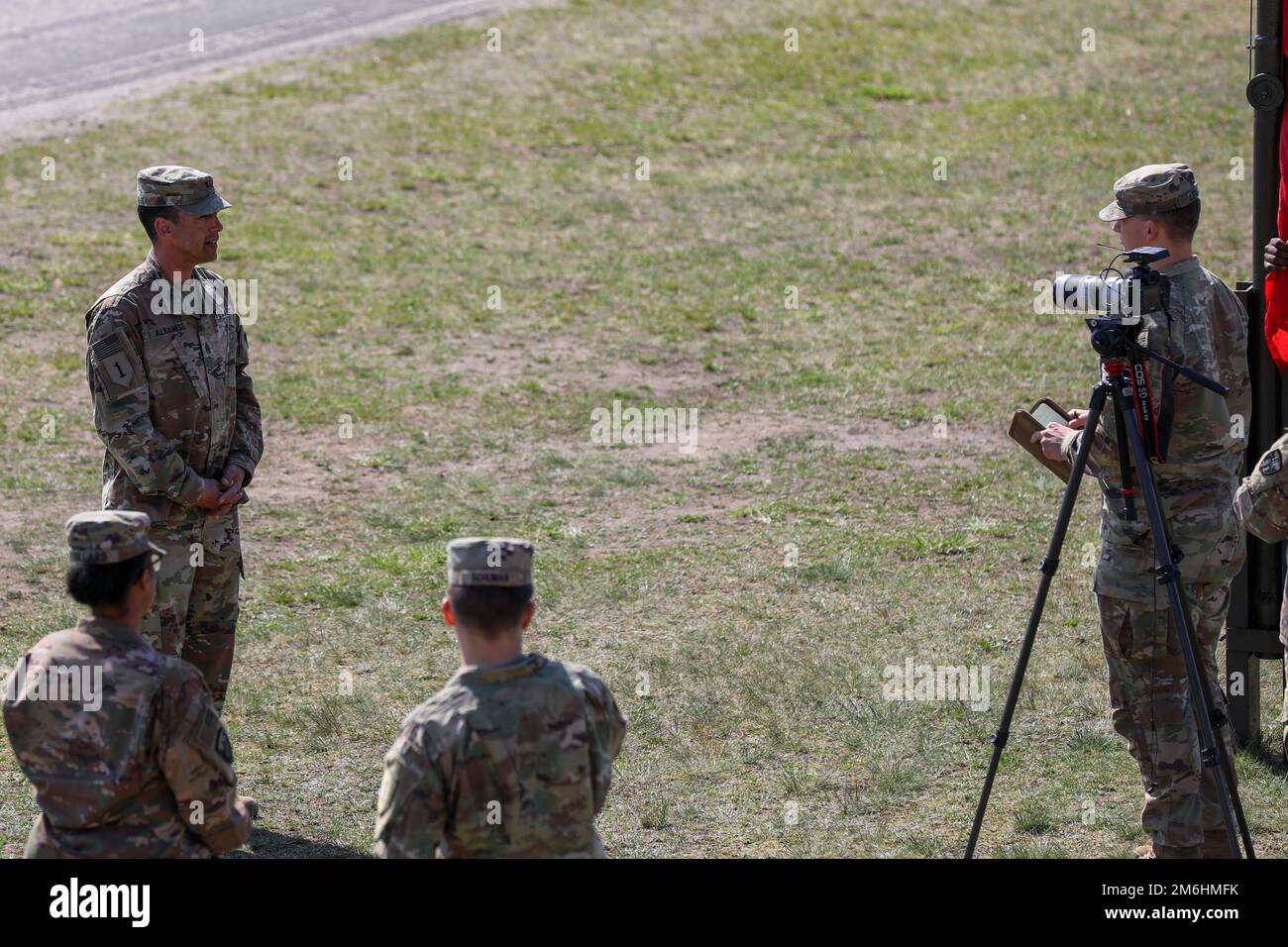 U.S. Army Command Sgt. Maj. Christopher Albanese, command sergeant ...