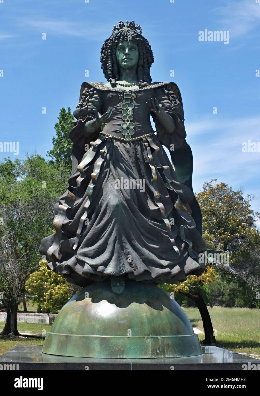 Queen Catherine of Braganza Sculpture by Audrey Flack, Park of Nations ...