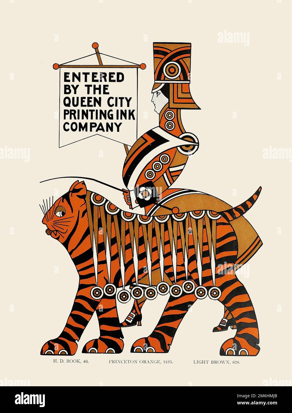 American art deco - Printing Ink Posters Stock Photo - Alamy