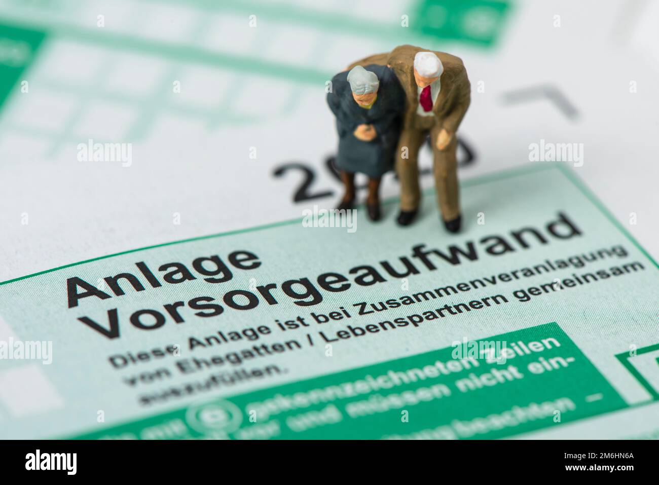 Tax declaration for tax office with form Stock Photo - Alamy