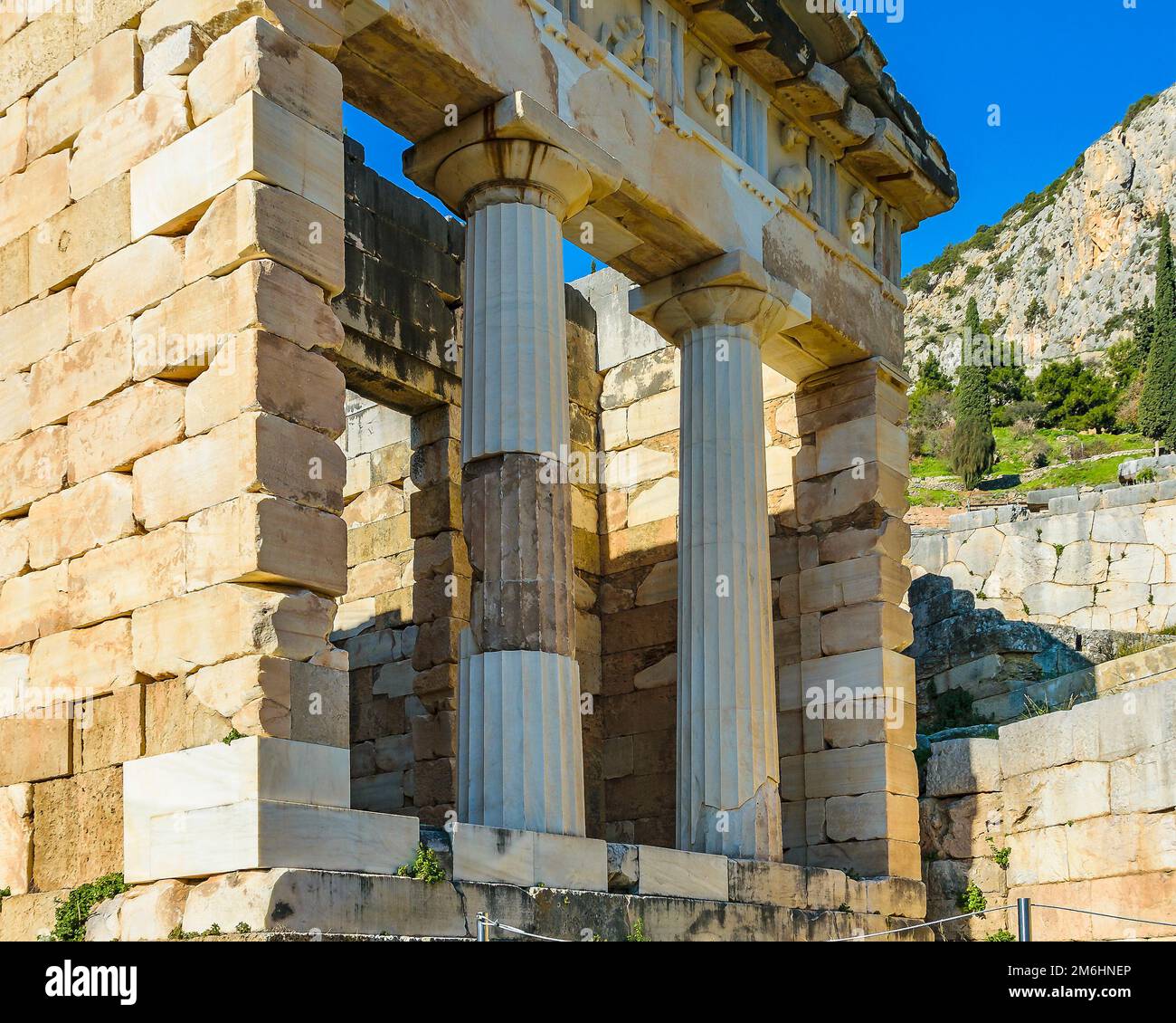Delphi treasury of the athenians hi-res stock photography and images ...