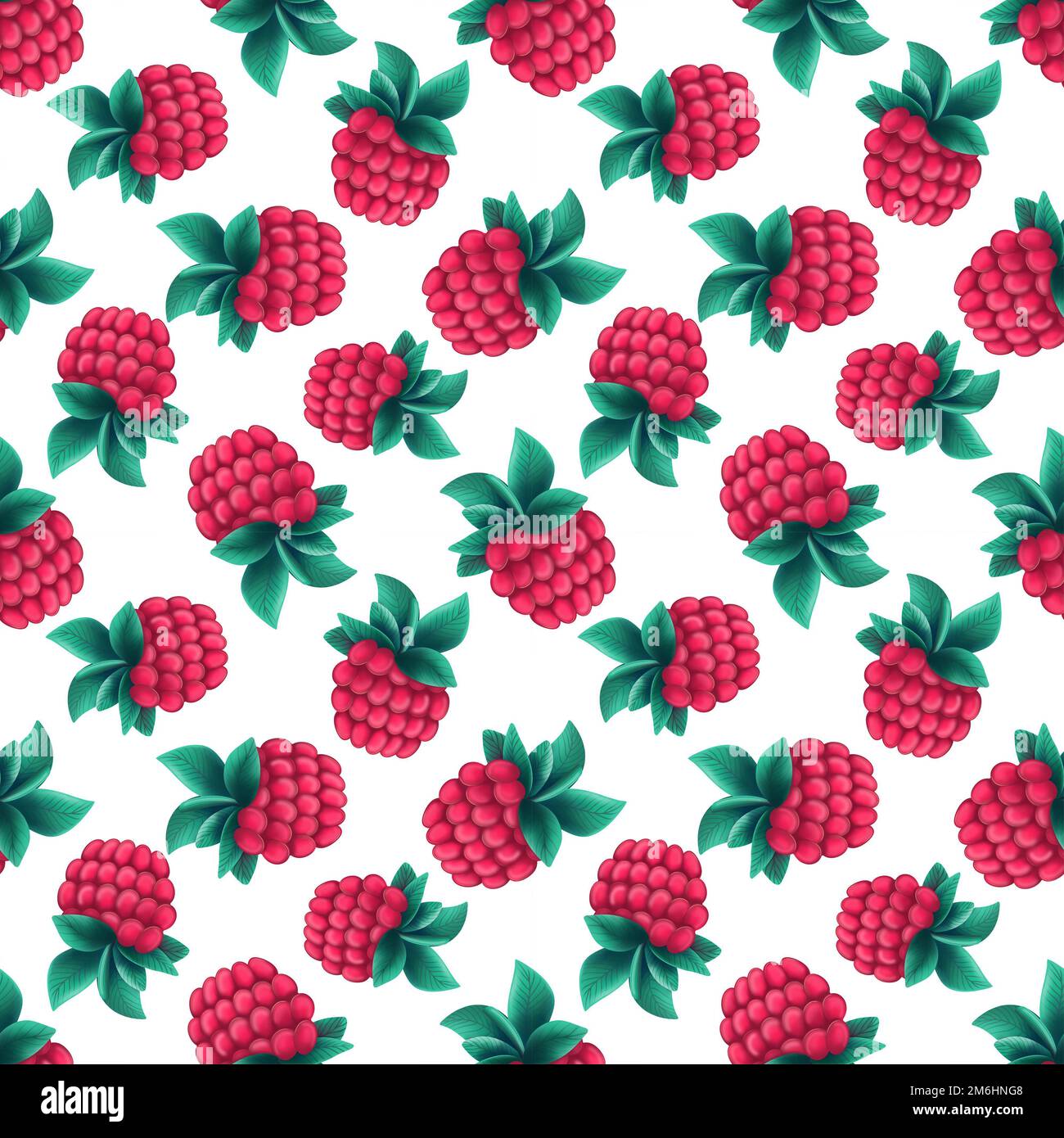 Raspberry pattern hi-res stock photography and images - Alamy