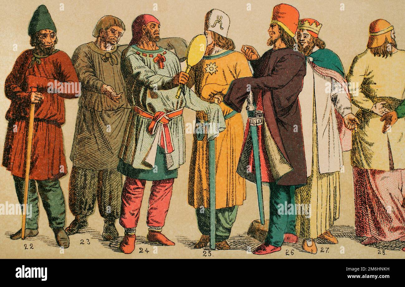 Near East. Parthians. From left to right; 22-23: Parthians of lower ...