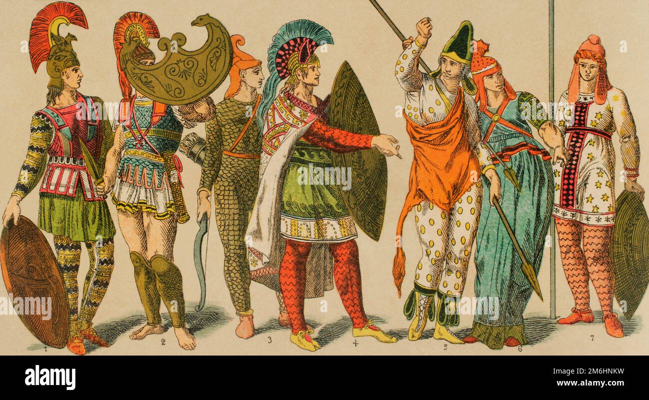 Anatolian Peninsula. Lydians and Phrygians. From left to right; 1 ...