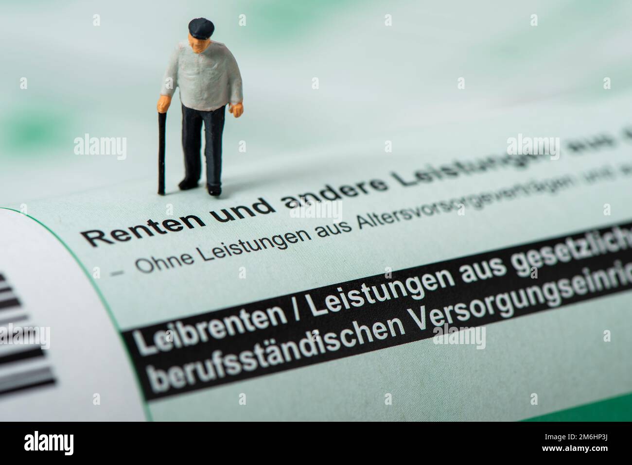 Tax declaration for tax office with form Stock Photo - Alamy