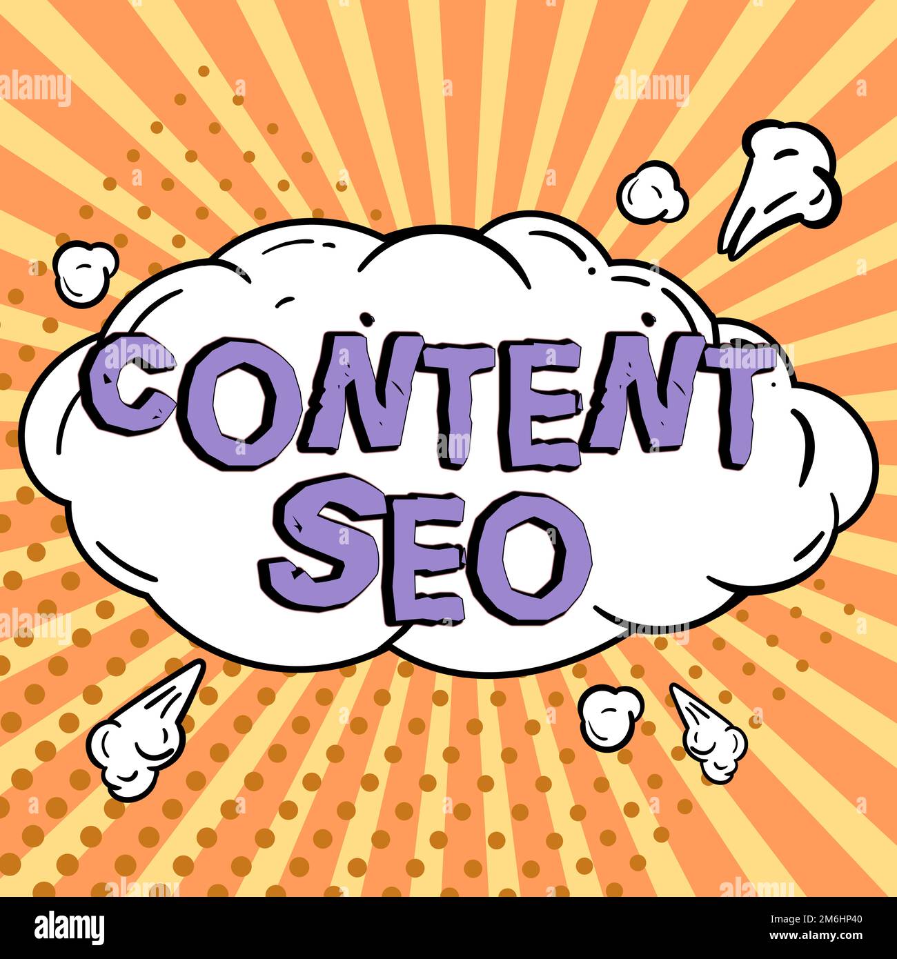 Text caption presenting Content Seo. Word for creating webpage content ...