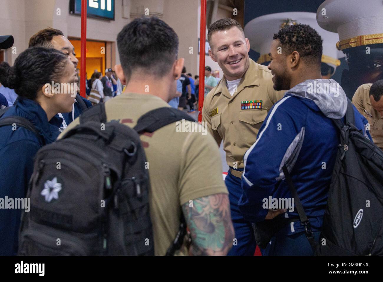 U.S. Marine Corps Staff Sgt. John Stefanowicz, 2021 Olympian wrestler ...