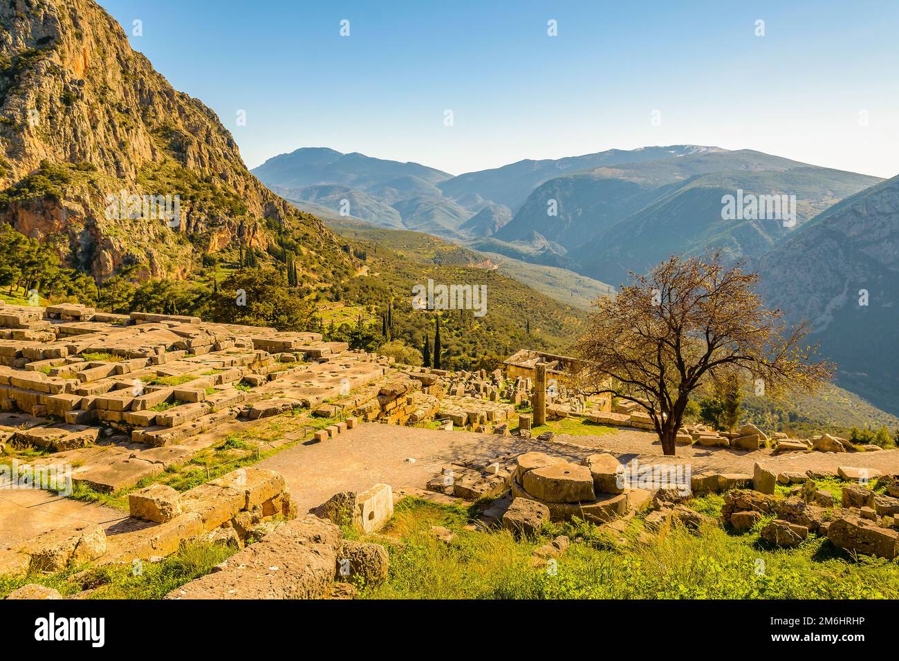 Delphi Sanctuary, Phocis, Greece Stock Photo - Alamy