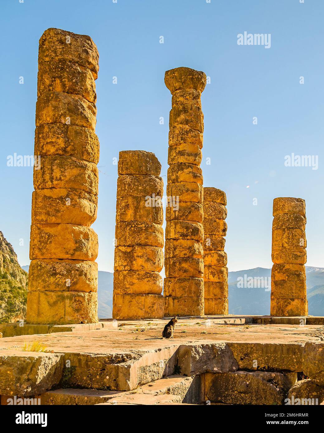 Delphi Sanctuary, Phocis, Greece Stock Photo - Alamy