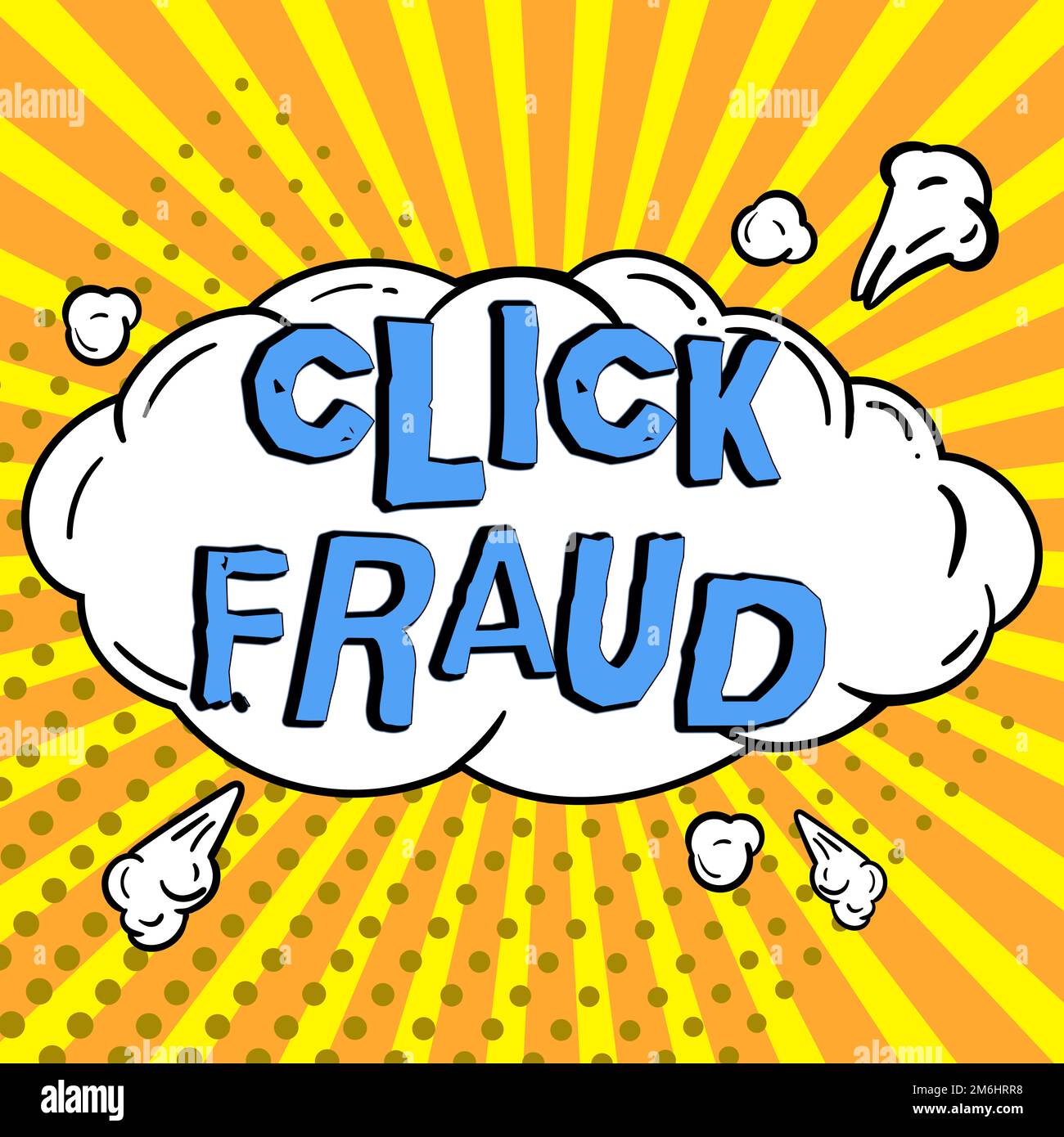 Handwriting text Click Fraud. Business overview practice of repeatedly ...