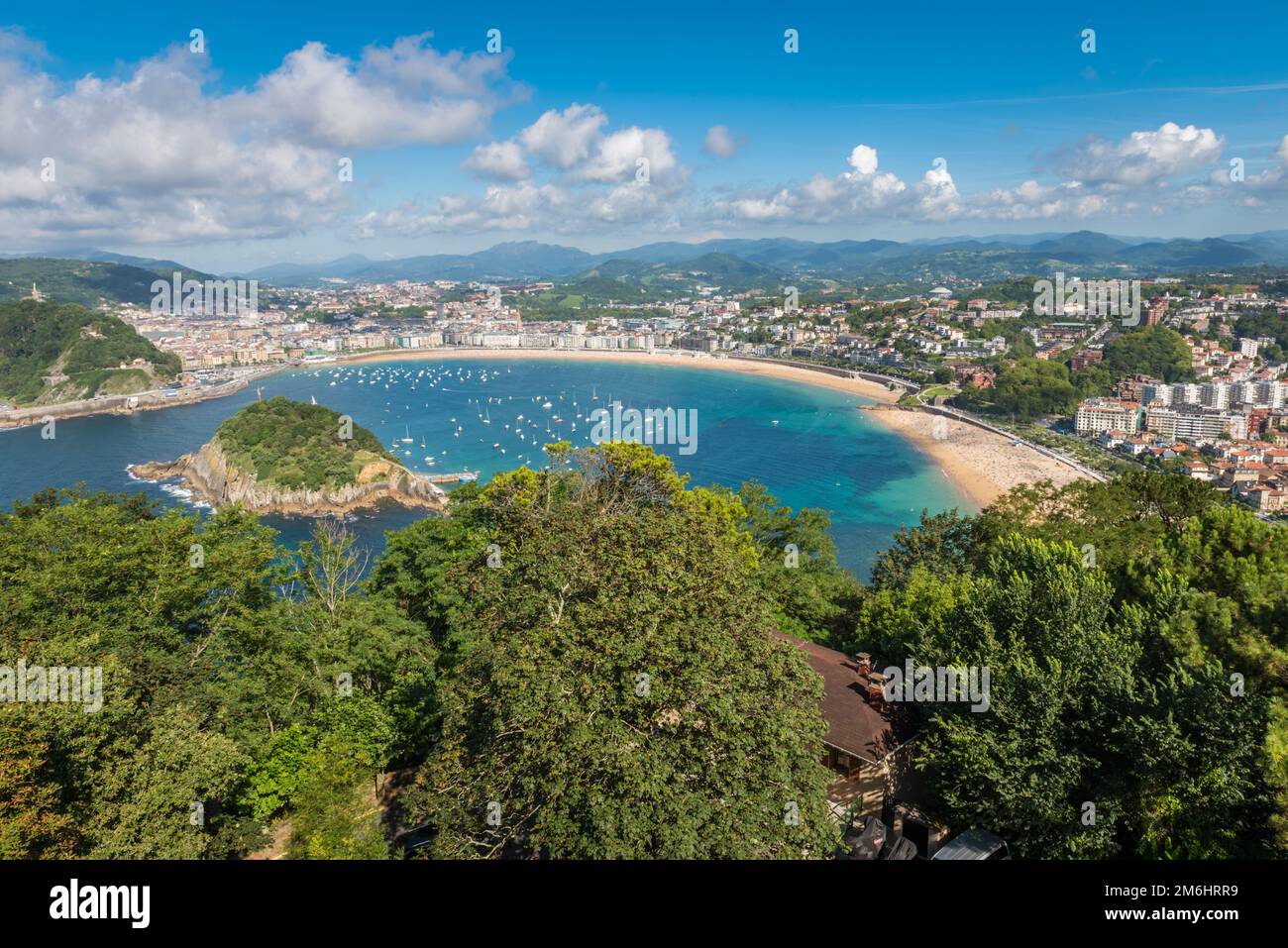 San sebastian beach on summer hi-res stock photography and images - Alamy