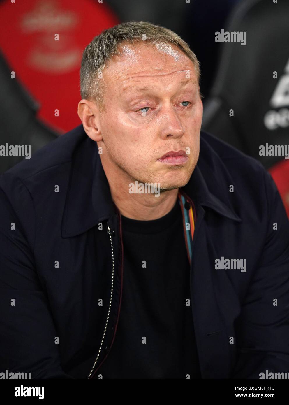 Nottingham Forest manager Steve Cooper before the Premier League match ...