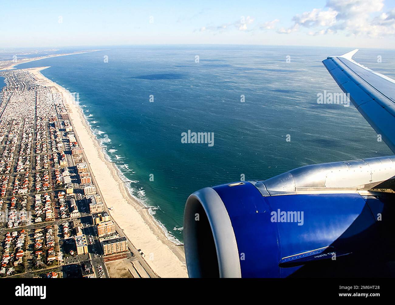 The view from the window of a passenger plane during Stock Photo - Alamy