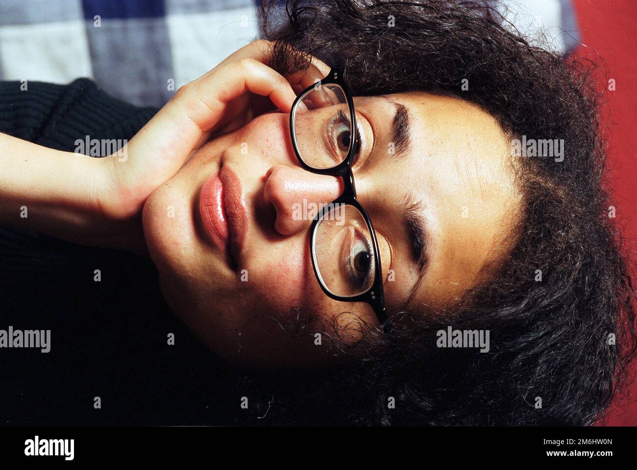 Zadie Smith, photographed at home in West London, aged 24, before the ...