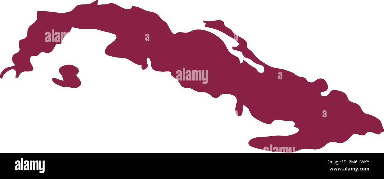 cuba map icon Stock Vector Image & Art - Alamy