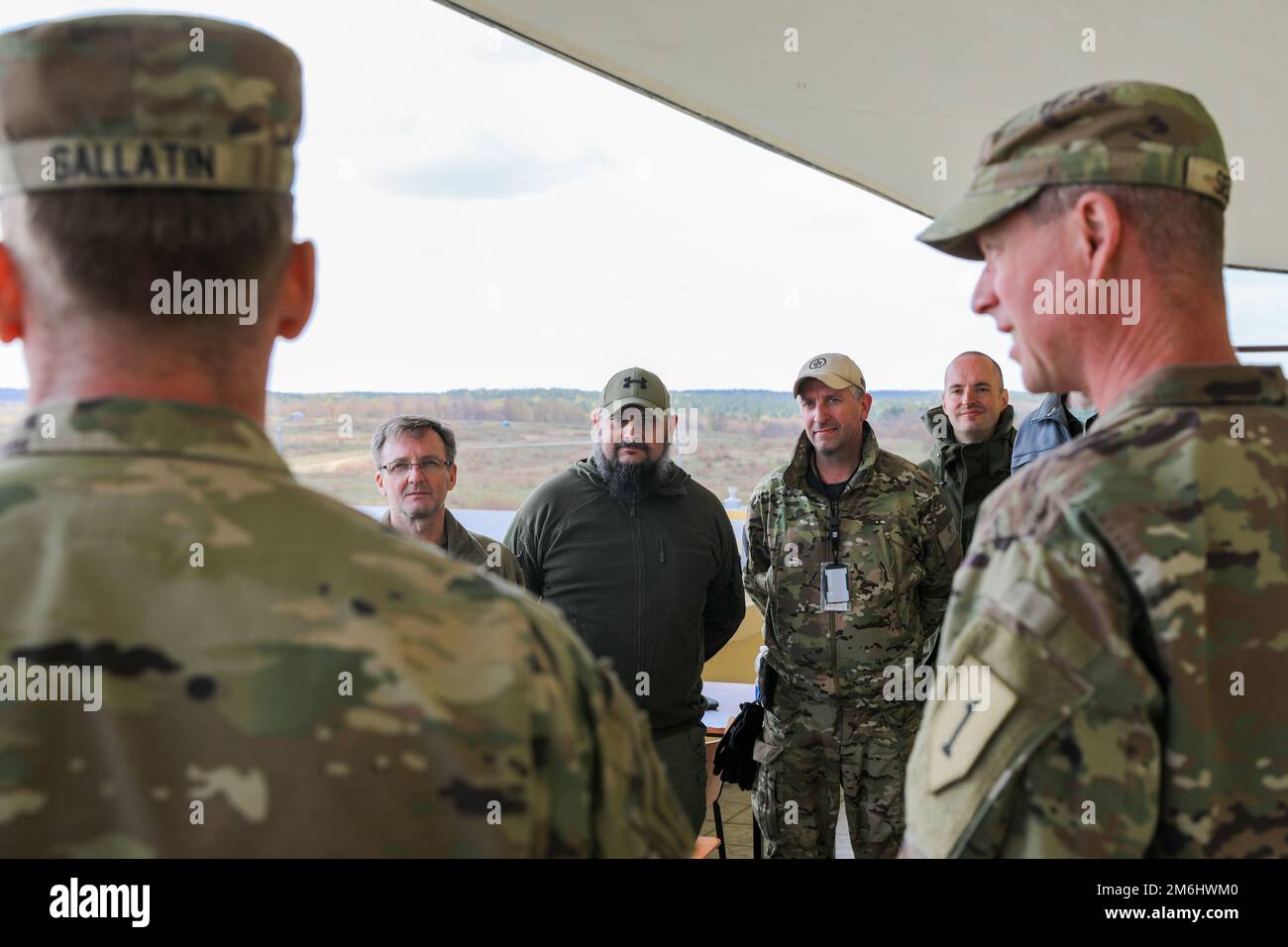A group of Polish linguists listens to the leadership of the 2nd ...