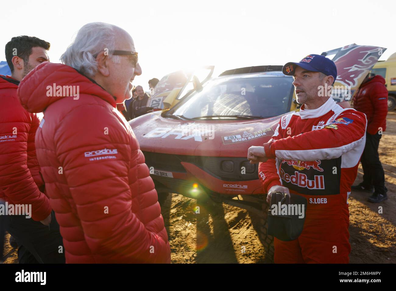 RICHARDS David (gbr), Chairman of Prodrive, LOEB Sebastien (fra ...