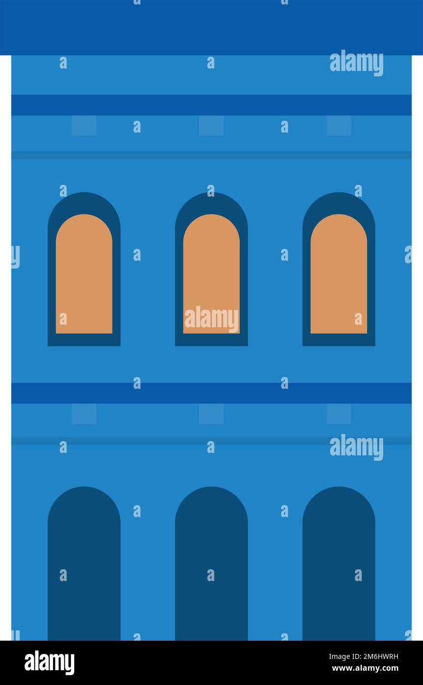 blue cuban building Stock Vector Image & Art - Alamy