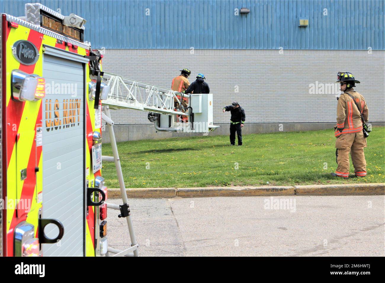 Members of the Naval Station Newport Security and Fire and Emergency ...