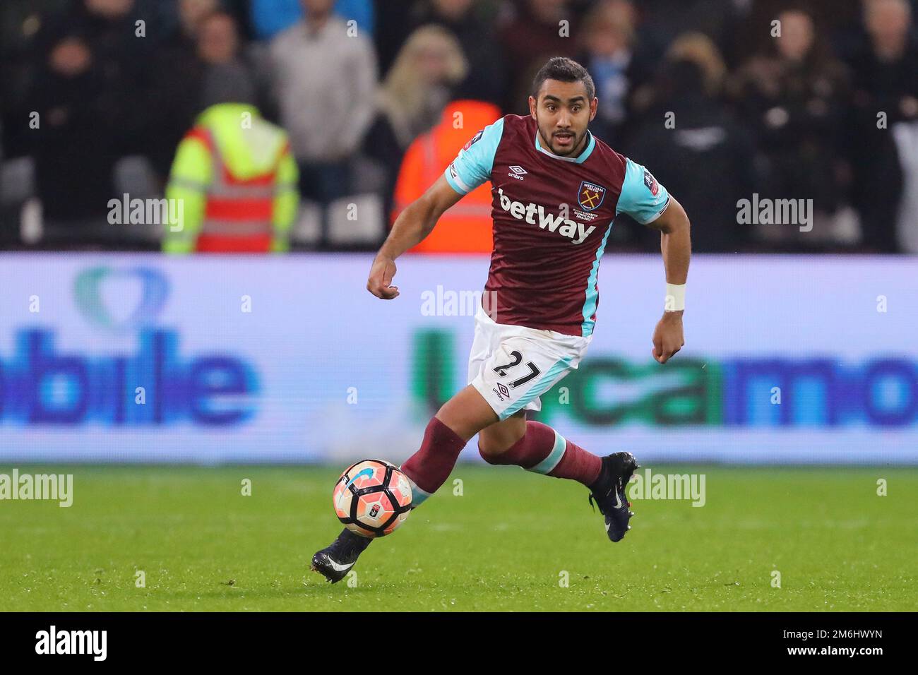Dimitri Payet of West Ham United - West Ham United v Manchester City ...