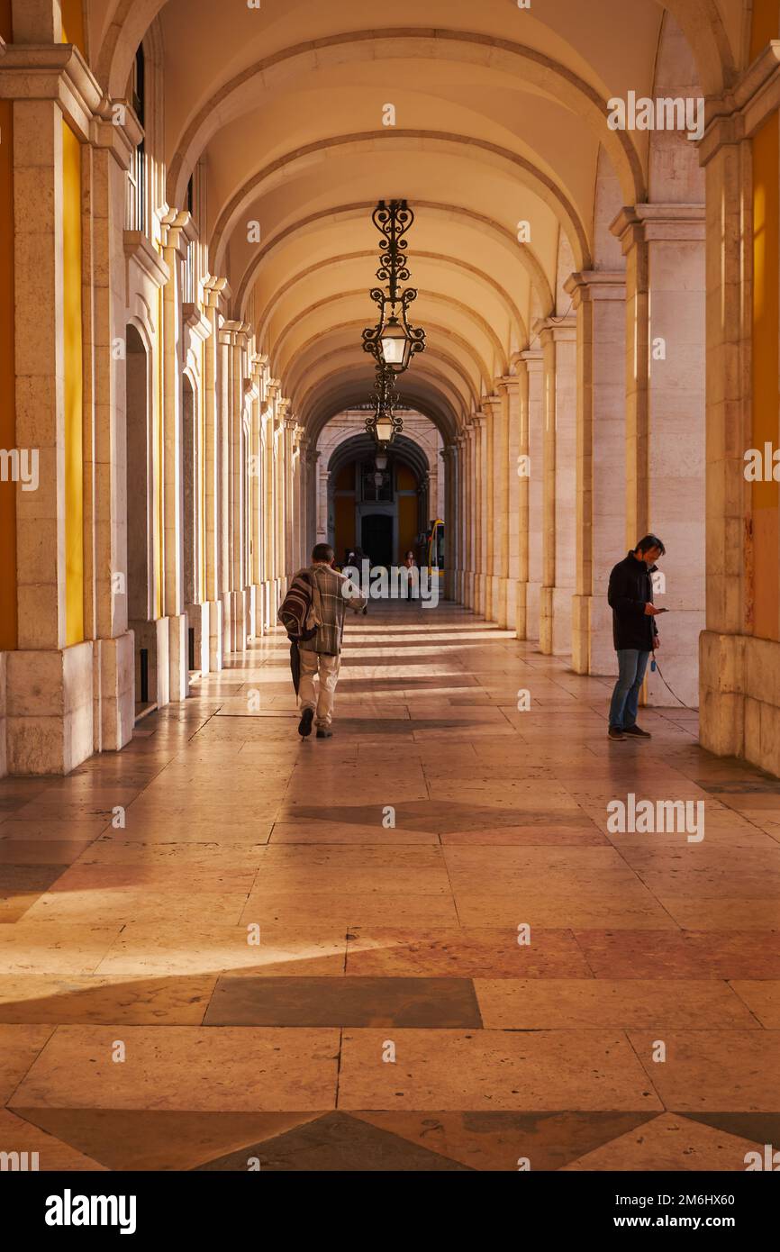 The Arcades of the Great Arch of Augusta Street and Commerce Square in ...