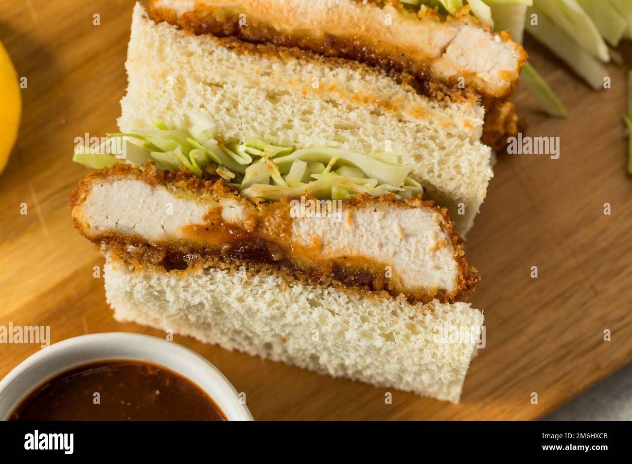 Chicken katsu sandwich hi-res stock photography and images - Alamy