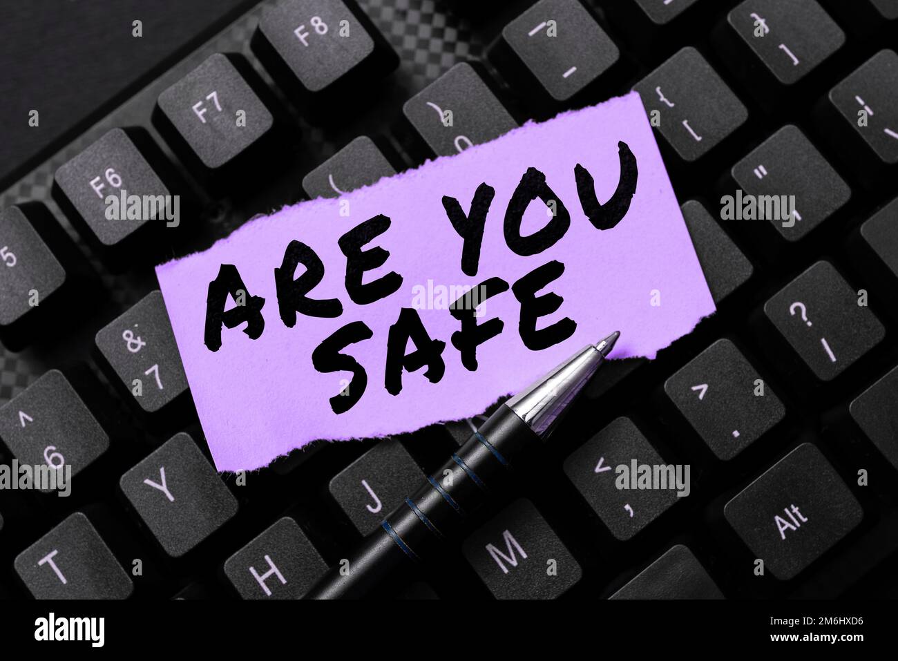 Inspiration showing sign Are You Safe. Business overview Free from ...