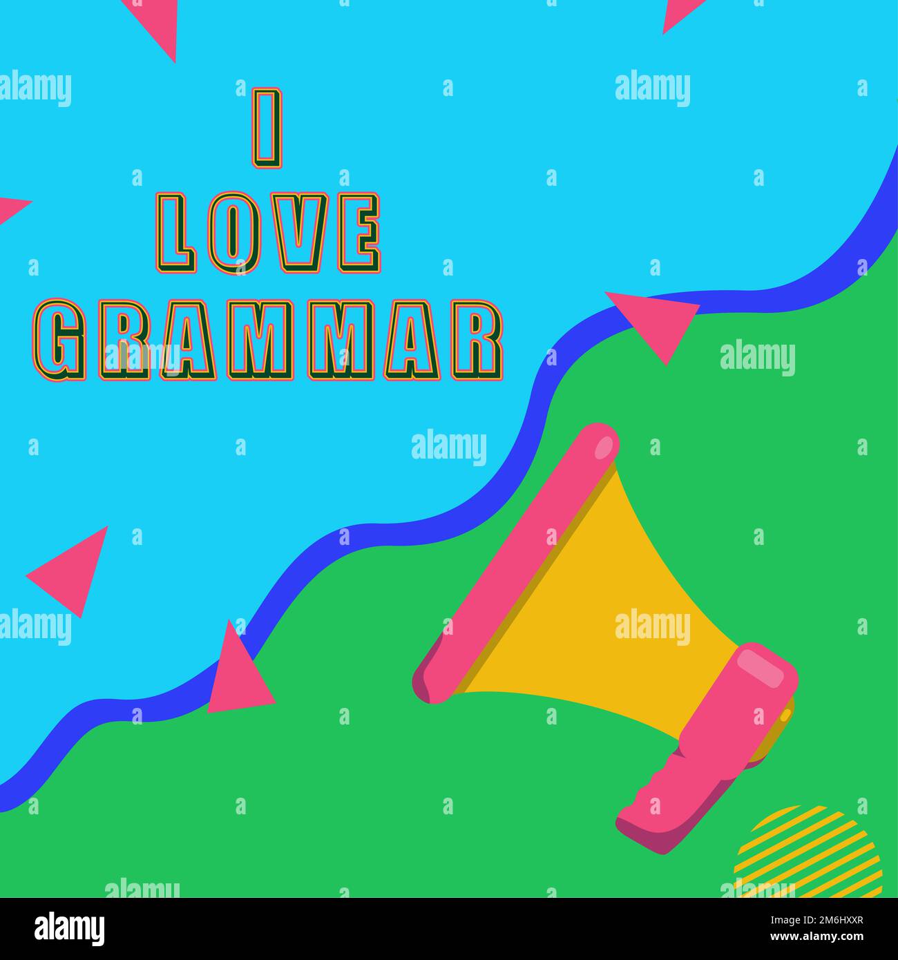 Inspiration showing sign I Love Grammar. Internet Concept act of ...