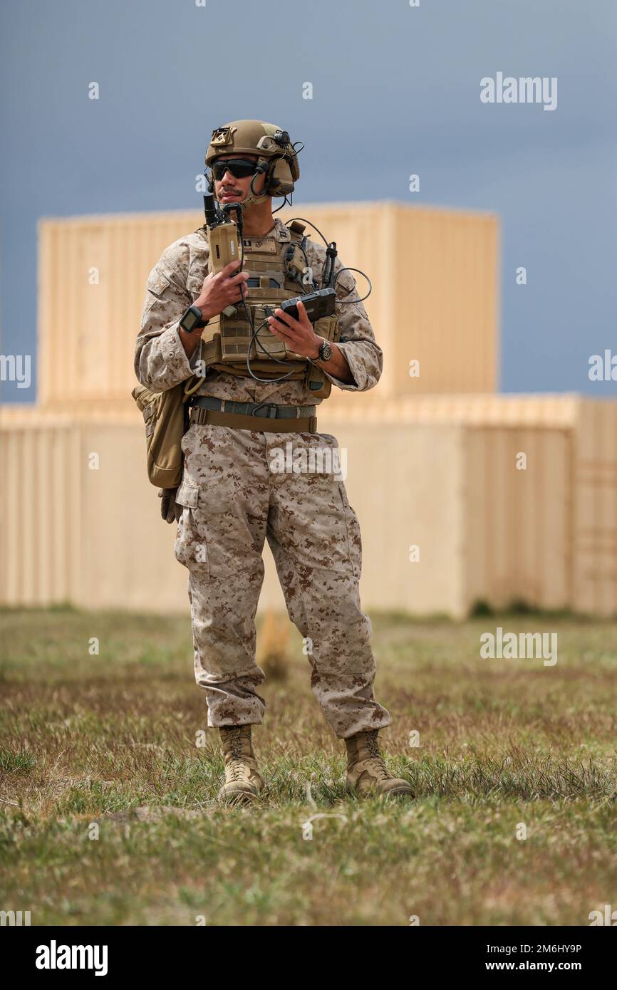 U.S. Marine Capt. Trevor Ellis, a Joint Terminal Attack Controller ...