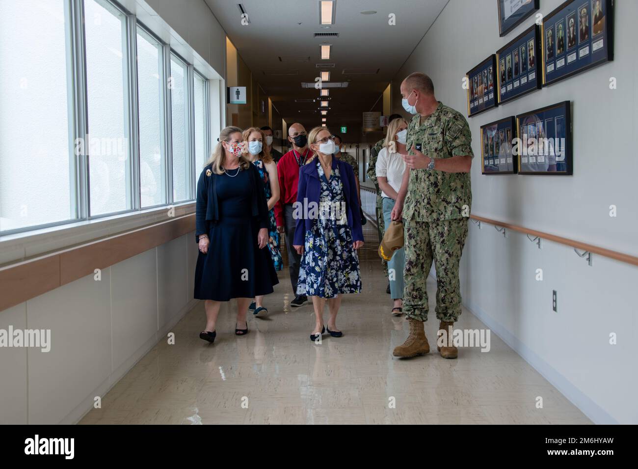U.S. Navy Capt. Thomas Piner, U.S. Naval Hospital Okinawa commanding ...