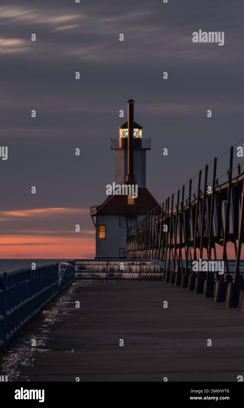St. Joseph Lighthouse Stock Photo - Alamy