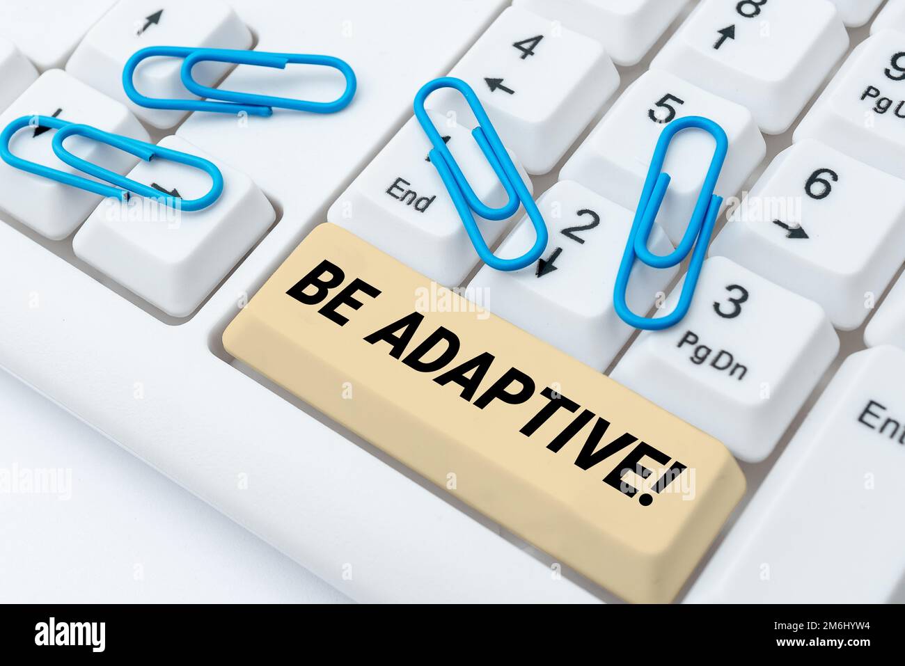 Sign displaying Be Adaptive. Business approach make the difference ...