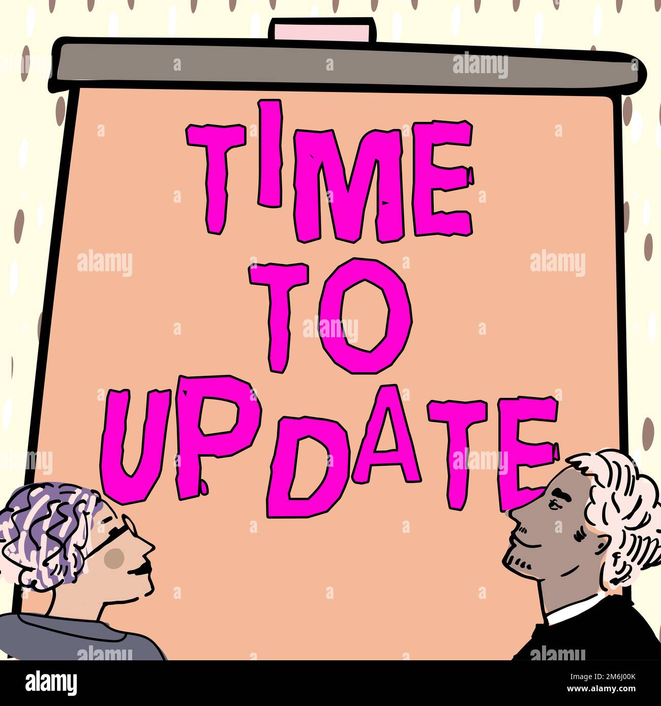 Inspiration showing sign Time To Update. Internet Concept The latest ...