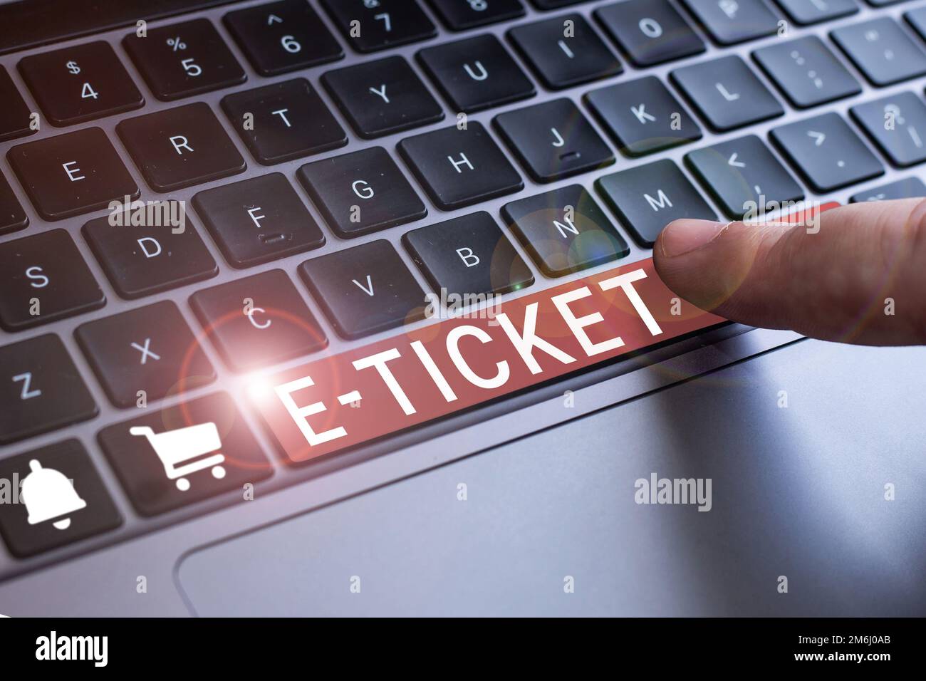 Inspiration showing sign E Ticket. Concept meaning Digital ticket that ...