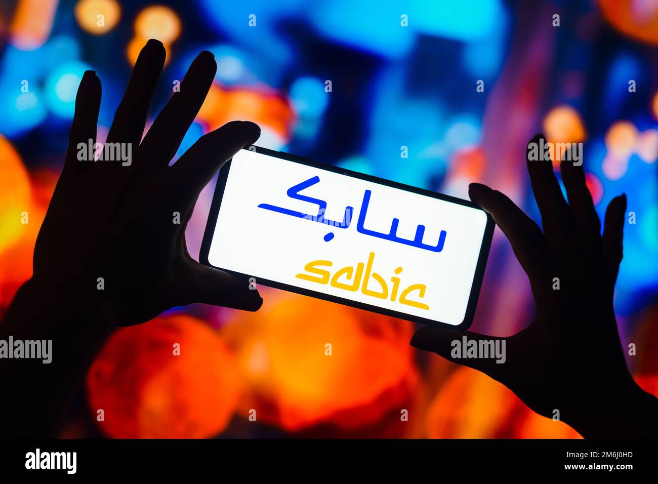 Brazil. 4th Jan, 2023. In this photo illustration, the SABIC logo is ...