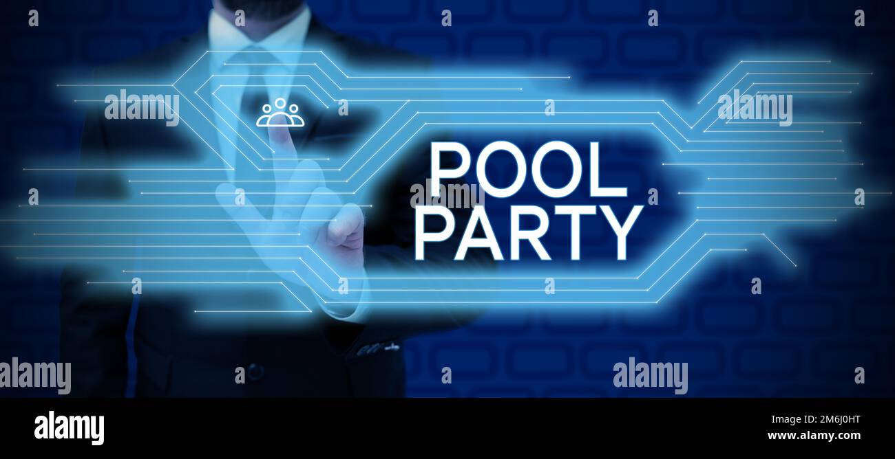 Writing displaying text Pool Party. Word Written on celebration that ... Writing displaying text Pool Party. Word Written on celebration that ...