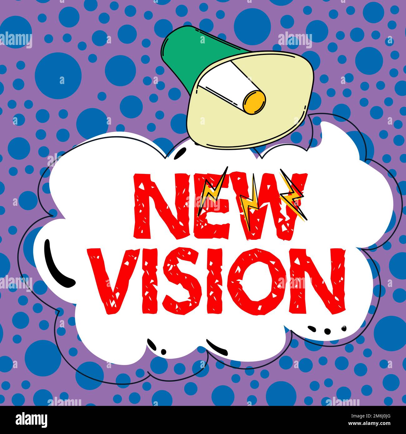 Text showing inspiration New Vision. Business approach seeing some ...