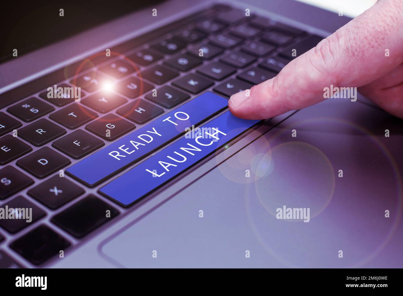 Conceptual display Ready To Launch. Internet Concept an event to ...