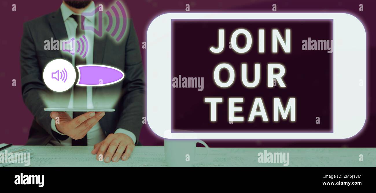 Writing displaying text Join Our Team. Business concept Allied ... Writing displaying text Join Our Team. Business concept Allied ...